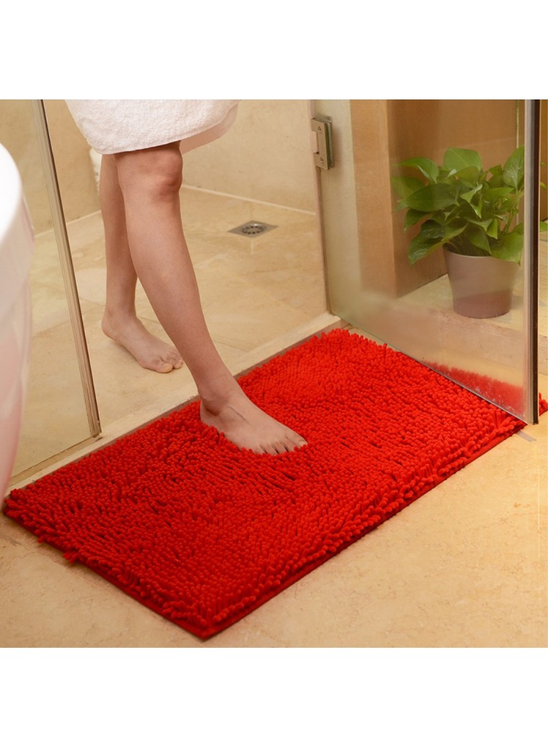 Red shower mat store