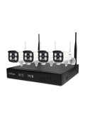 Buy 4CH WiFi NVR Kit Mini 1080P Waterproof Security IP Camera H.265 NVR ...